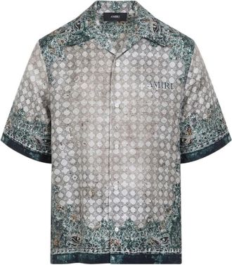 Amiri Homme, Chemises, Multicolore, Taille: M Paisley Short Sleeve Shirt