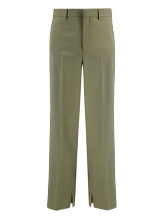 Gucci Hose aus Gabardine - Gr&uuml;n