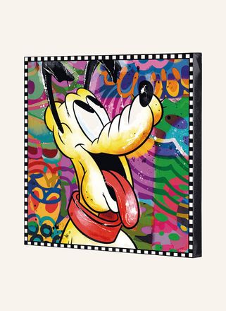 Gilde Wandbild Pluto weiss