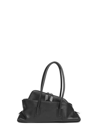 The Attico La Passeggiata Top Handle Bag - Black