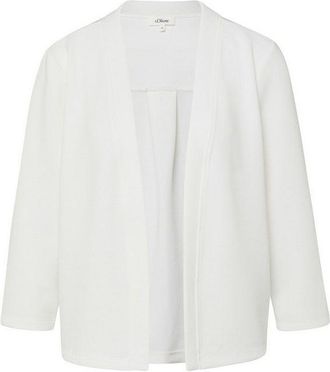 s.Oliver Sweatjacke Sweatshirt Jacke Scuba-Jacke