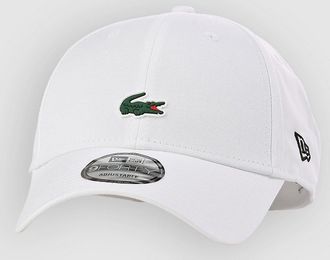 Lacoste X New Era Plain Cotton Cap white