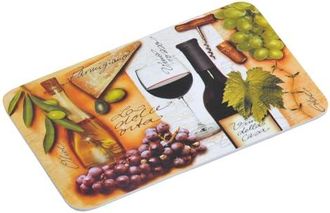 KESPER Fr&uuml;hst&uuml;cksbrettchen Motiv: Italien, Melamin, Mehrfarbig, 23,5x14x0,4 cm, Sp&uuml;lmaschinengeeignet, Lebensmittelgeeignet, 31211