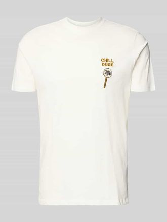 Blend Regular Fit T-Shirt mit Statement-Stitching Modell Kameron