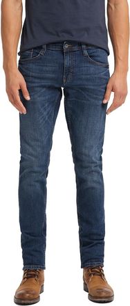 Mustang Jeans Jeans Herren Stretch Oregon Tapered Fit Jeanshose Hose Denim, Größe:W 36 L 32, Farbauswahl:Mid Blue Denim (1009374-883)