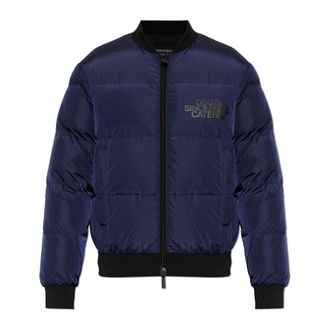 Dsquared2 Easy Puffer Bomber Jacket - - Jackets - Herren - Blau - L