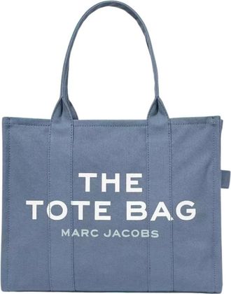 Marc Jacobs Femme, Sacs, Bleu, Taille: ONE Size Canvas Large Tote