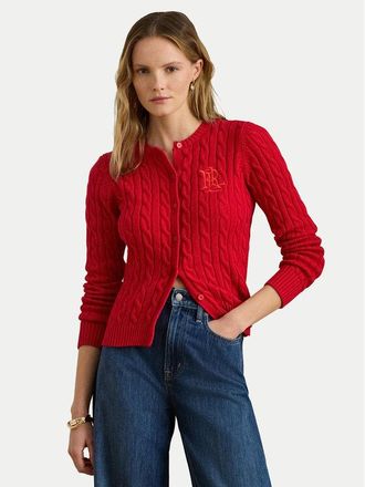 Lauren Ralph Lauren Strickjacke 200932225015 Rot Regular Fit