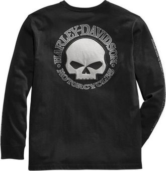 Harley-Davidson Sweater (Packung) Harley-Davidson Sweater Schwarz Langarm