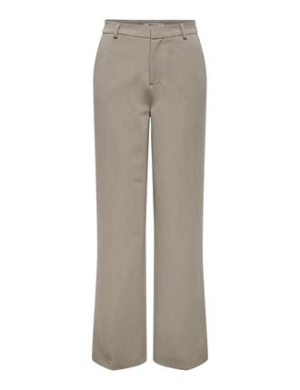 Only Damen Onlhattie-Lana Hw Wide Mel Pant TLR Hose, Taupe Gray/Detail:Melange, 38W x 32L