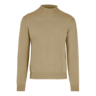 Bomboogie Homme, Pulls, Beige, Taille: M Pull Col Roul&eacute; en Laine M&eacute;rinos