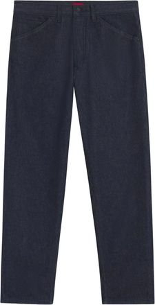 HUGO BOSS Jeans mit Logo-Patch - Blau