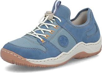 Rieker L0593 Baskets basses &agrave; enfiler pour femme, Bleu 12., 42 EU