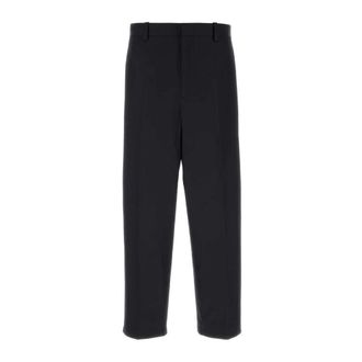 Jil Sander Homme, Pantalons, Bleu, Taille: M Pantalon Droit en Coton