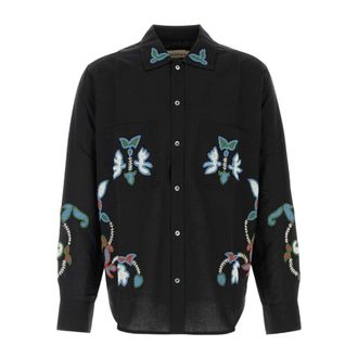 Baziszt Baziszt - Chemise Rouat - Homme - Chemises - Noir - Taille: M