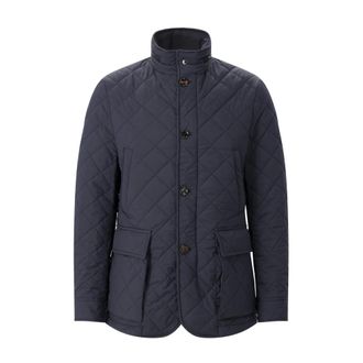 Moorer Gesteppte Jacke - - Jackets - Herren - Blau - 4XL