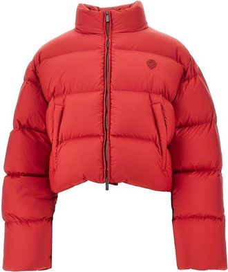 Gucci Cropped down jacket with Gucci crest Woman S