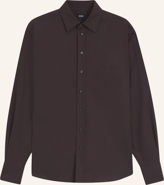 HUGO BOSS Hemdbluse Saturday braun