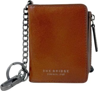 The Bridge Homme, Accessoires, Brun, Taille: ONE Size Lupo Wallet with Chain