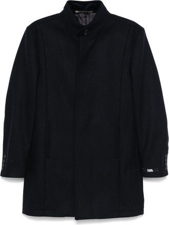 Karl Lagerfeld Einreihiger Mantel - Blau