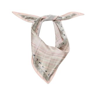 Acne Studios Volta Triangle Check Scarf - Femme - Accessoires - Rose - Taille: ONE Size