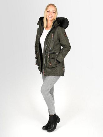 Navahoo Winterjacke Navahoo Mangala Princess Damen Winterjacke B873 mit abnehmbarer Kapuze