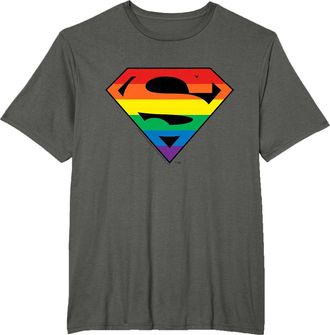 Superman Pride mit Regenbogenlogo T-Shirt