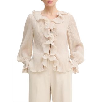 Guess Faye Blouse - - Blouses & Shirts - Damen - Beige - M