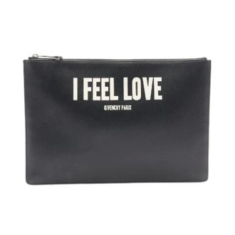 Givenchy unisex, Pre-owned, Noir, Taille: ONE Size Pre-owned I Feel Love Sac bandouli&egrave;re en cuir
