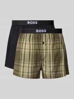 HUGO BOSS Pant & Trunk aus reiner Baumwolle im 2er-Pack