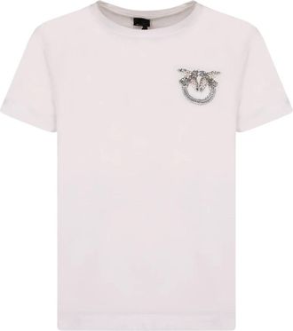 Pinko Pinko, Femme, Tops, Blanc, Taille: 40 FR T-shirt Nambrone