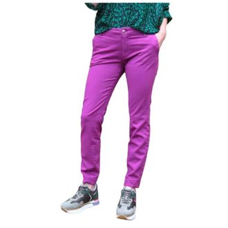 Mason's Jacqueline Curvy Chino Hose - - Trousers - Damen - Lila - S