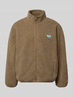American Vintage Sweatjacke mit Logo-Patch Modell HOKTOWN