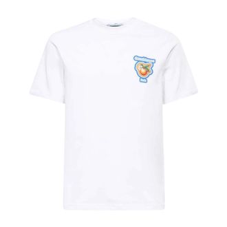 Casablanca T-shirt imprim&eacute; au dos - Homme - Tops - Blanc - Taille: 2XL