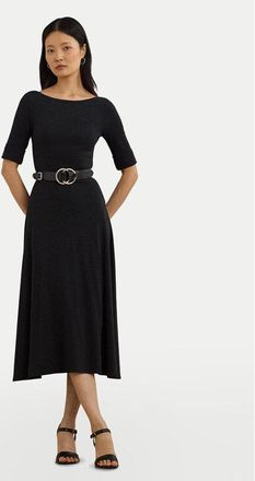 Lauren Ralph Lauren Kleid für den Alltag 200973599001 Schwarz Slim Fit