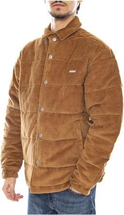 Obey Homme, Vestes, Brun, Taille: XL Veste Chemise en Velours C&ocirc;tel&eacute;