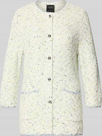 Marc Cain Strickjacke mit 3/4-Arm und aufgesetzten Taschen