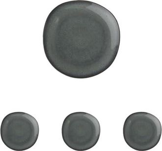 like. by Villeroy & Boch Lave gris Speiseteller 28 cm (Packung mit 4)