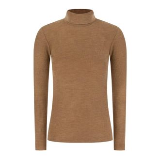Max Mara MXMCono Woll-Rollkragenpullover - - Knitwear - Damen - Braun - M