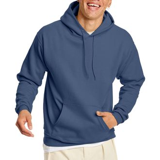 Hanes Herren EcoSmart Hoodie Midweight Fleece Pullover Hooded Sweatshirt for Men Kapuzenpullover, Denim Blau, XXX-Large