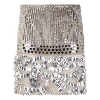 Alberta Ferretti Eleganter Rock mit Pailletten - - Skirts - Damen - Grau - M
