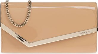 Jimmy Choo London Femme, Sacs, Beige, Taille: ONE Size Emmie Clutch