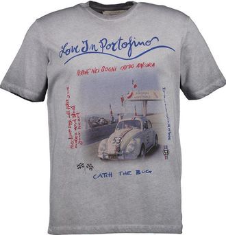 Bob Herren T-Shirt grau Baumwolle