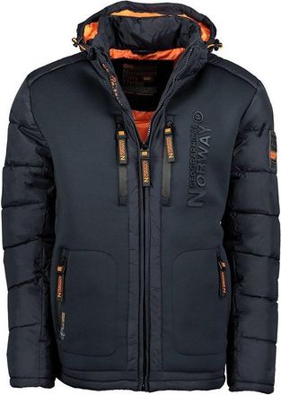 Geographical Norway Winterjacke Hochwertige Outdoorjacke Beachwood (1-St) Steppjacke mit Kapuze für Herren