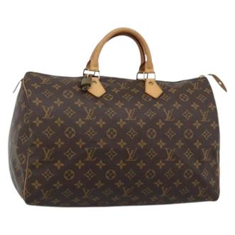 Louis Vuitton Sac &agrave; main en toile monogramme pr&eacute;-poss&eacute;d&eacute; - Femme - Pre-owned - Brun - Taille: ONE Size