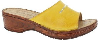 Andrea Conti Mules pour Femme, Citron, 41 EU