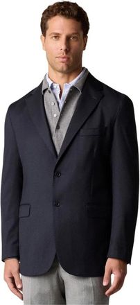 Brooks Brothers Homme, Vestes, Bleu, Taille: 2XL Veste en M&eacute;lange de Laine Vierge