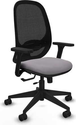 Piqueras y Crespo Hoher Drehstuhl mit 3D-Armlehnen, h&ouml;henverstellbare Lendenwirbelst&uuml;tze, ausgestattet mit Syncro/Translack und Schneideschaum, mit Rollen von 65 mm, Ny