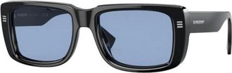 Burberry Homme, Accessoires, Noir, Taille: 55 MM Jarvis Lunettes de soleil