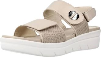 Stonefly Stonefly, Femme, Chaussures, Beige, Taille: 37 EU Sandale compens&eacute;e Aqua III 12